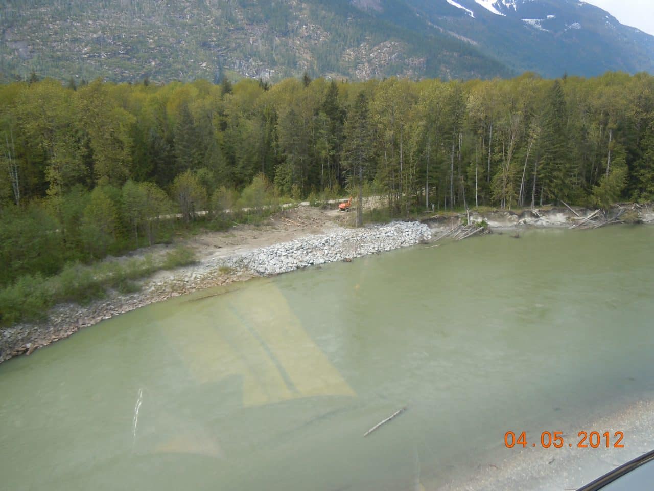 Homathko 3.5 km Bank Stabilization-2012 - CR Salmon Foundation